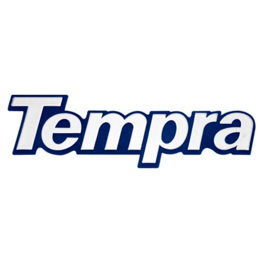 Emblema Tempra do Porta Malas Tempra 1991 a 1998 Fundo Azul tem na ...