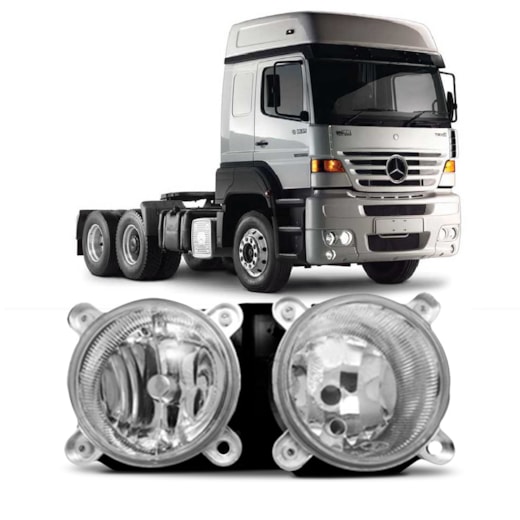 Farol Caminhão Mercedes-Benz FSK 1938s 1944s 2000 a 2006 Cara Chata ...